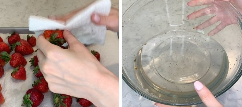 The Right Way to Wash Strawberries