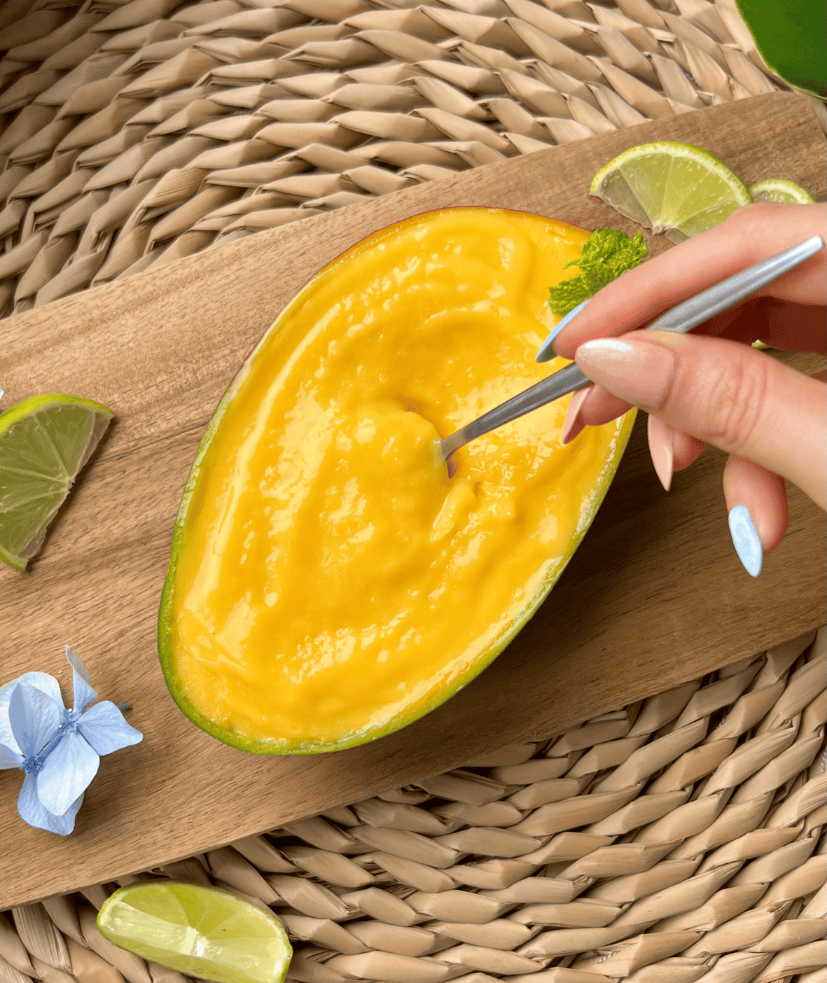 Mango Sherbet Recipe - 2 Ingredients and 5 Minutes!